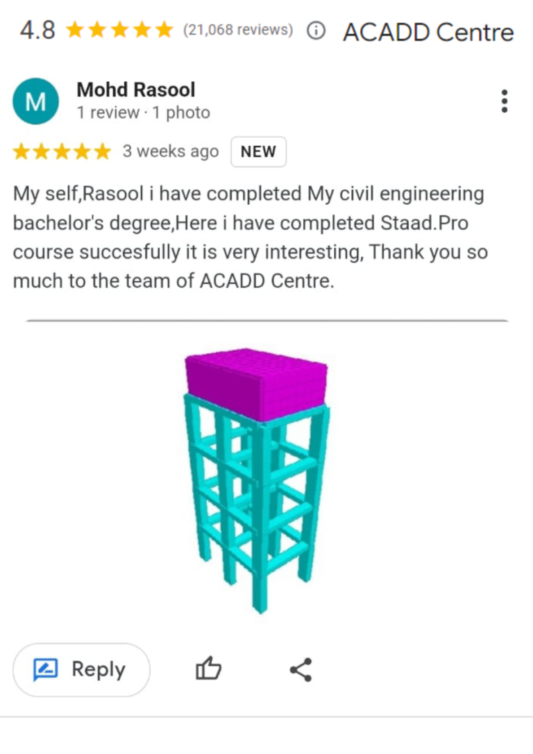 Reviews - Acadd Centre