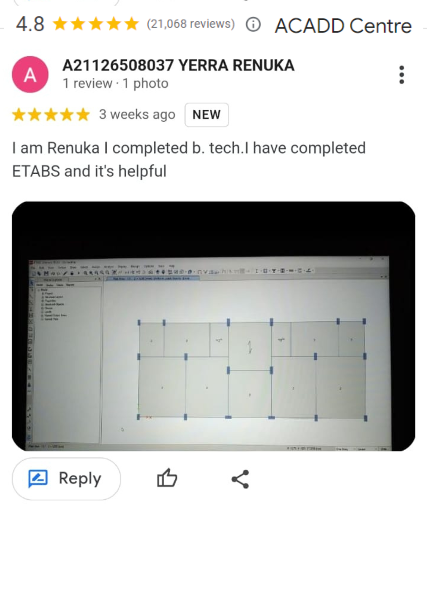 Reviews - Acadd Centre