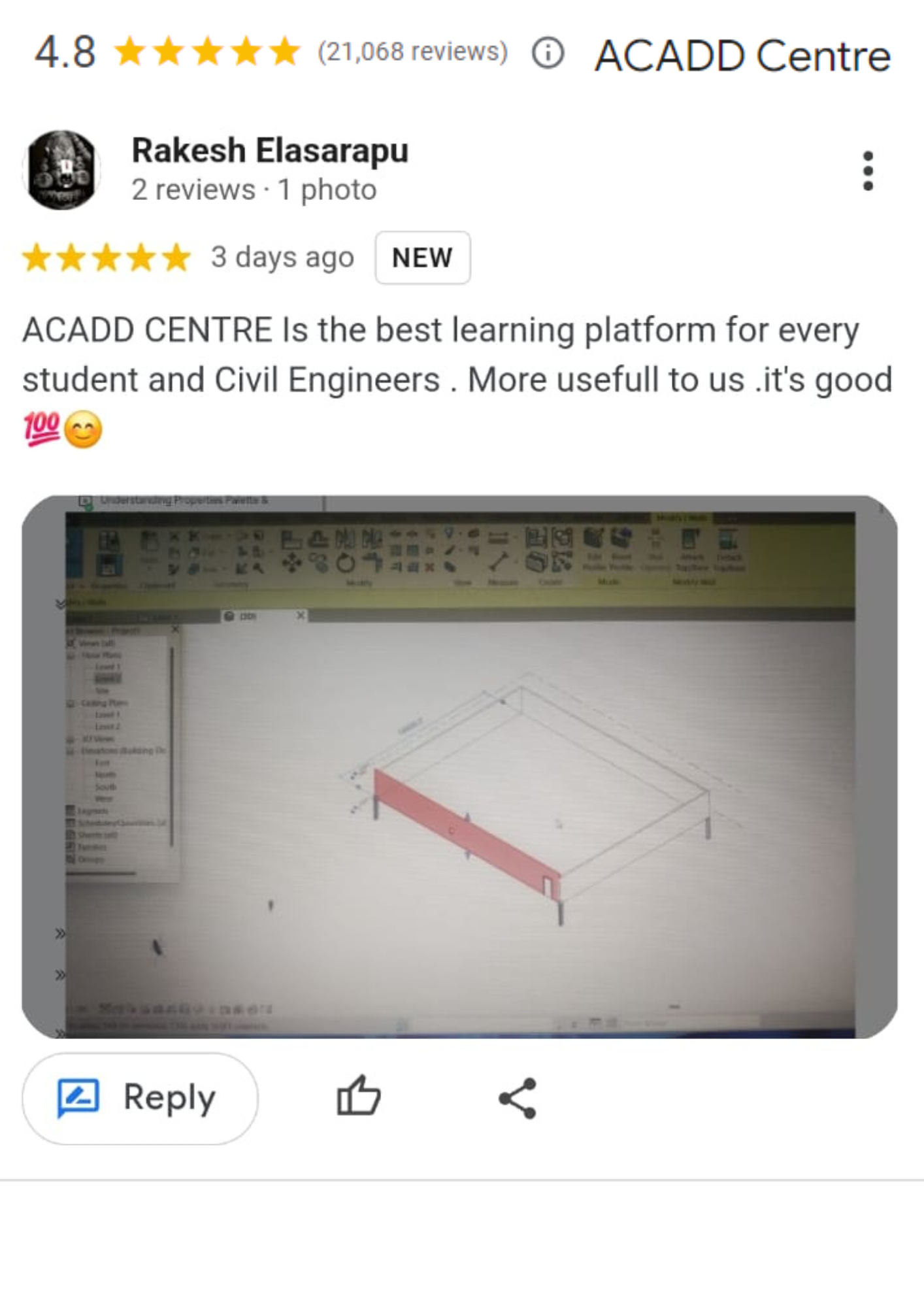 Reviews - Acadd Centre